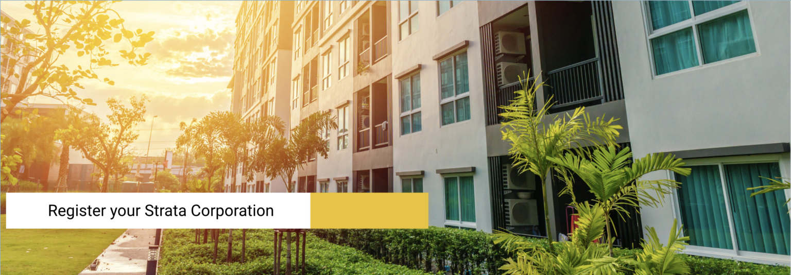 Strata Corporation Registration – REBCSC